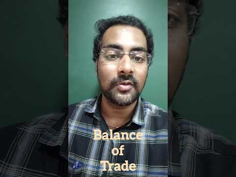 Balance of Trade | Prof. C. Arun kumar #tamil #trade