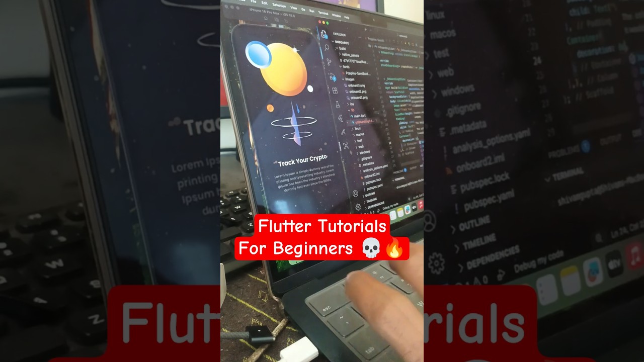 🔥 Flutter Tutorial for Beginners (2025) | Build a Complete App Using Flutter #shorts #flutter