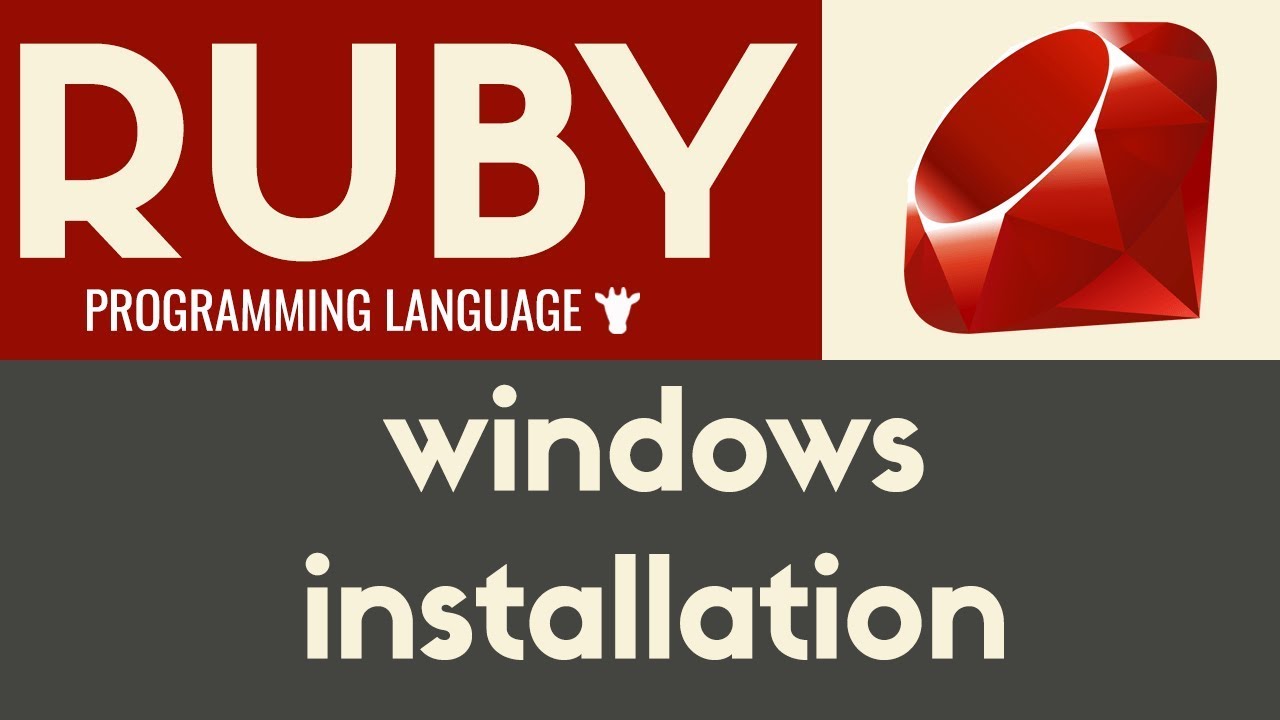 Windows Installation | Ruby | Tutorial 2