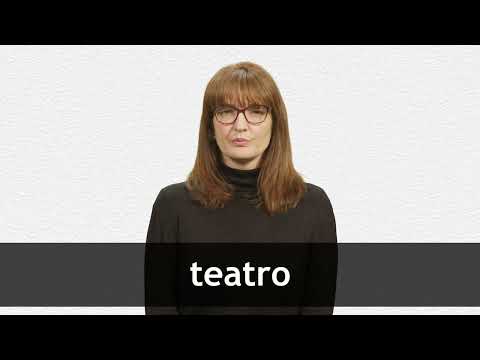English Translation of “TEATRO” | Collins Spanish-English Dictionary