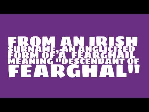 What does the name Farrell mean?
