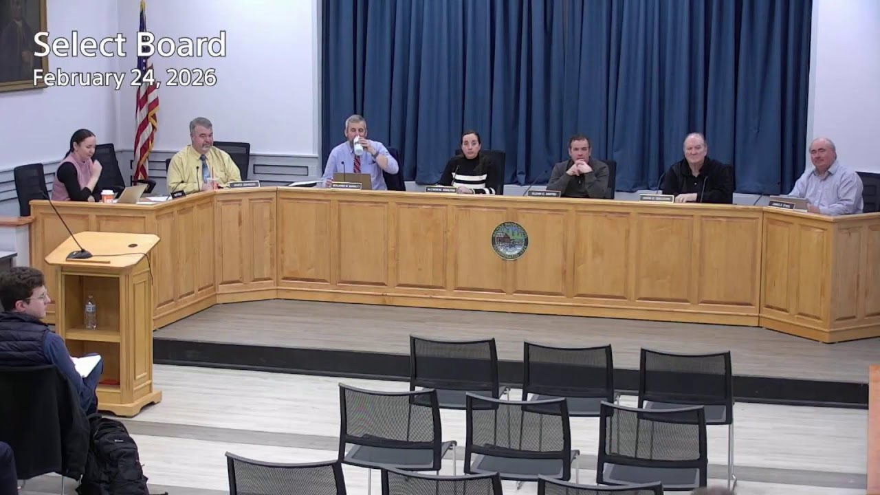 Select Board meeting February 24, 2026
