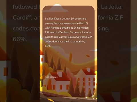 6 San Diego County ZIP codes on list of most expensive places to own home