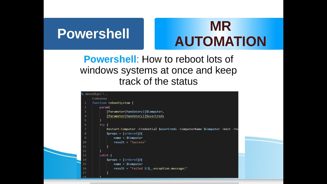 PowerShell - Reboots