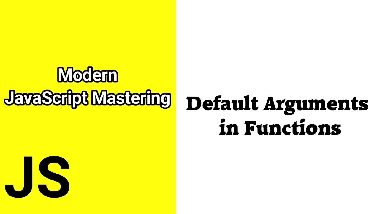 Default Arguments in Functions || Javascript ES6 tutorial for beginners || Time For Code