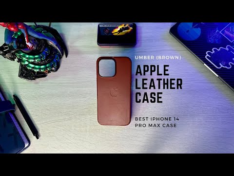 Apple Leather Case Review (Umber) - iPhone 14 Pro Max Best Case