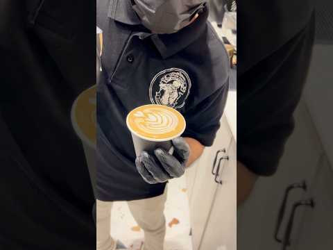 Learn barista skills tutorial latte art🤩