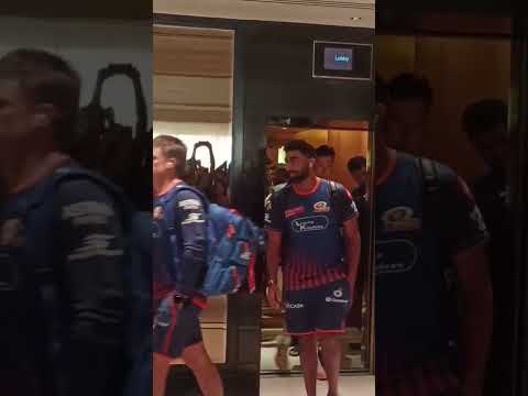 Mumbai Indians Squad at Trident Nariman Point