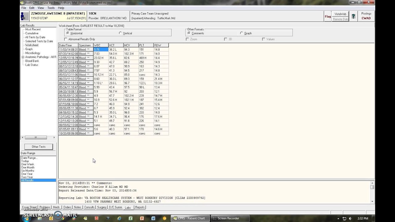 Making worksheets to view labs