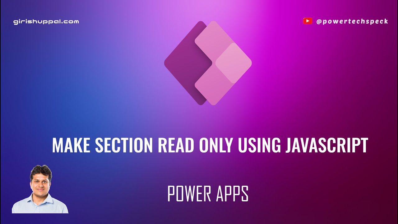 How to make an entire section read only using JavaScript in a Model driven app (Power Apps)?