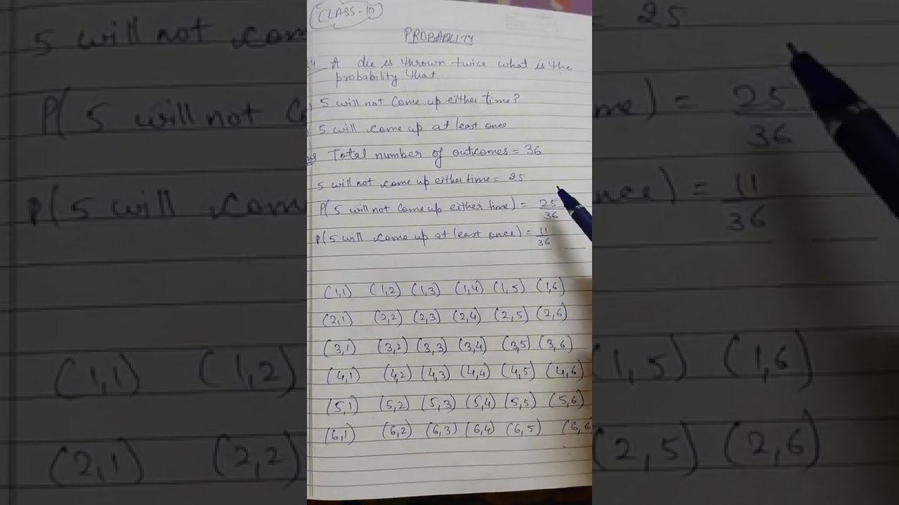 probability (dice) of | class 10 maths || @knowledgeofmaths