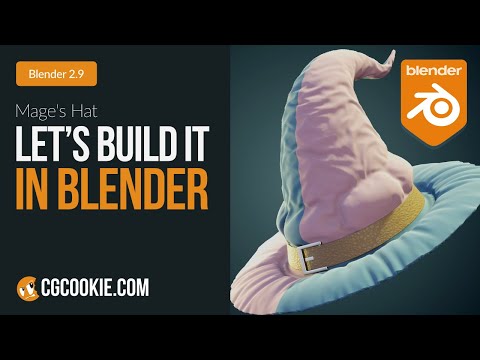 Mage's Hat | Let's Build It In Blender