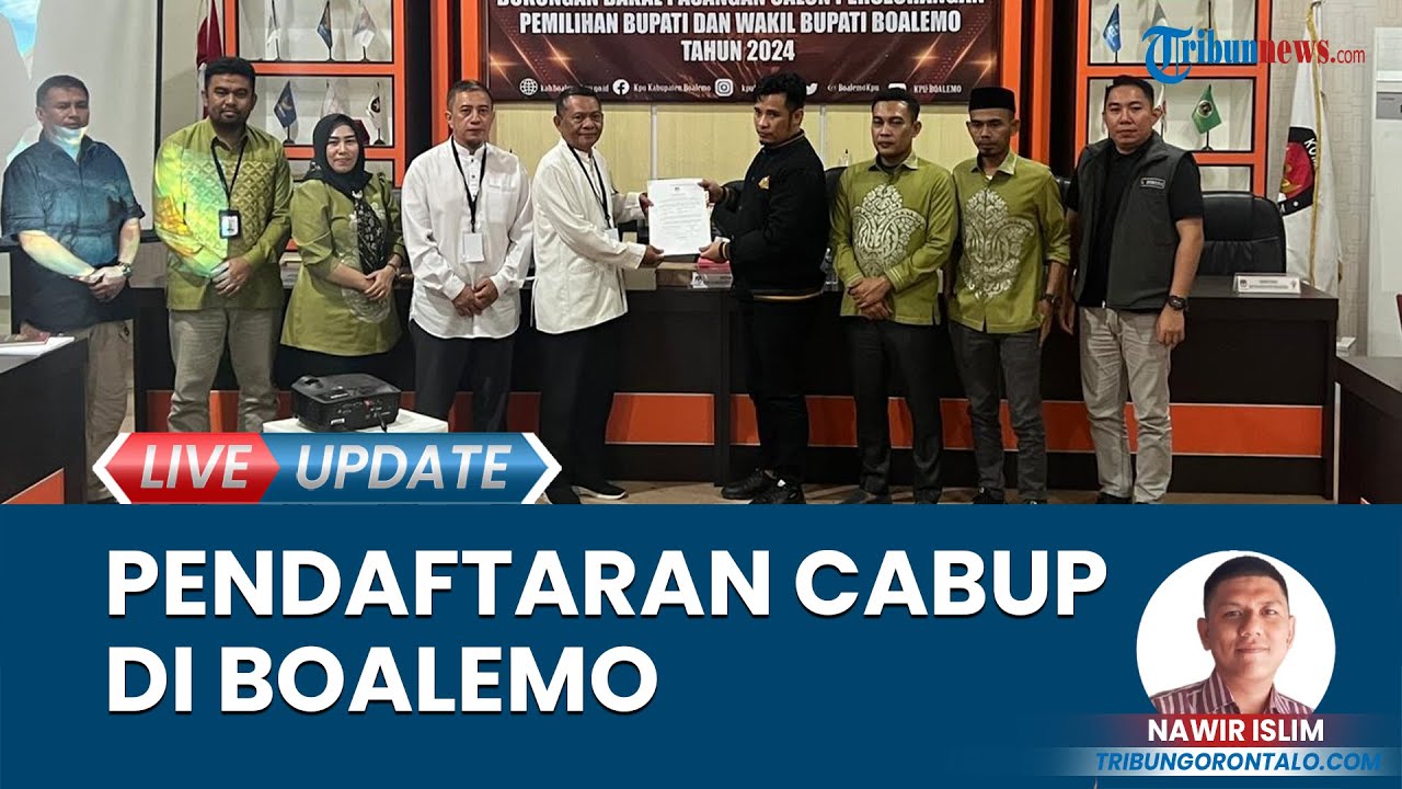 Paslon Burhan-Pepen Resmi Maju Pilkada Boalemo Gorontalo Lewat Jalur ...