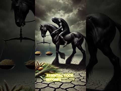 The Third Seal of Revelation: Unveiling the Black Horse of Famine and Economic Collapse #biblestudy