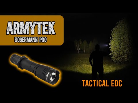 🔦 Armytek Dobermann Pro Review – Compact Tactical Flashlight with 368m Throw & USB Magnetic Charge!