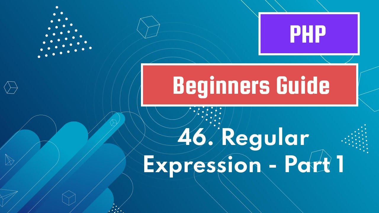 46. Regula Expression - Part 1 | PHP Tutorial for Beginners | PHP Bangla Tutorial