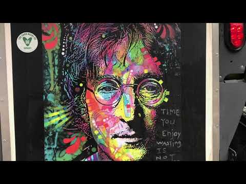 John Lennon Birthday 2021 - Central Park Strawberry Fields - all day long singing - NYC Oct 9, 2021.