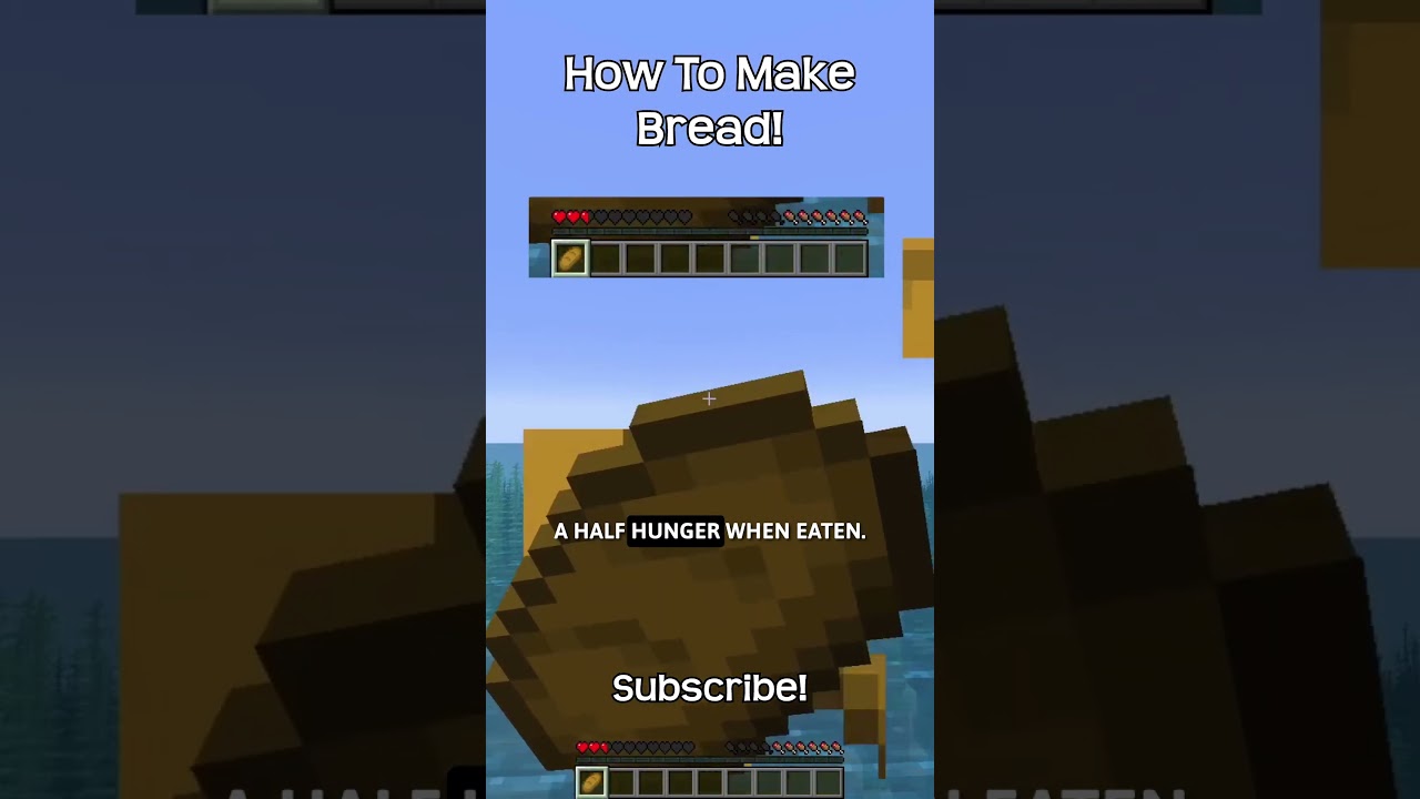 How To Make Bread In Minecraft!