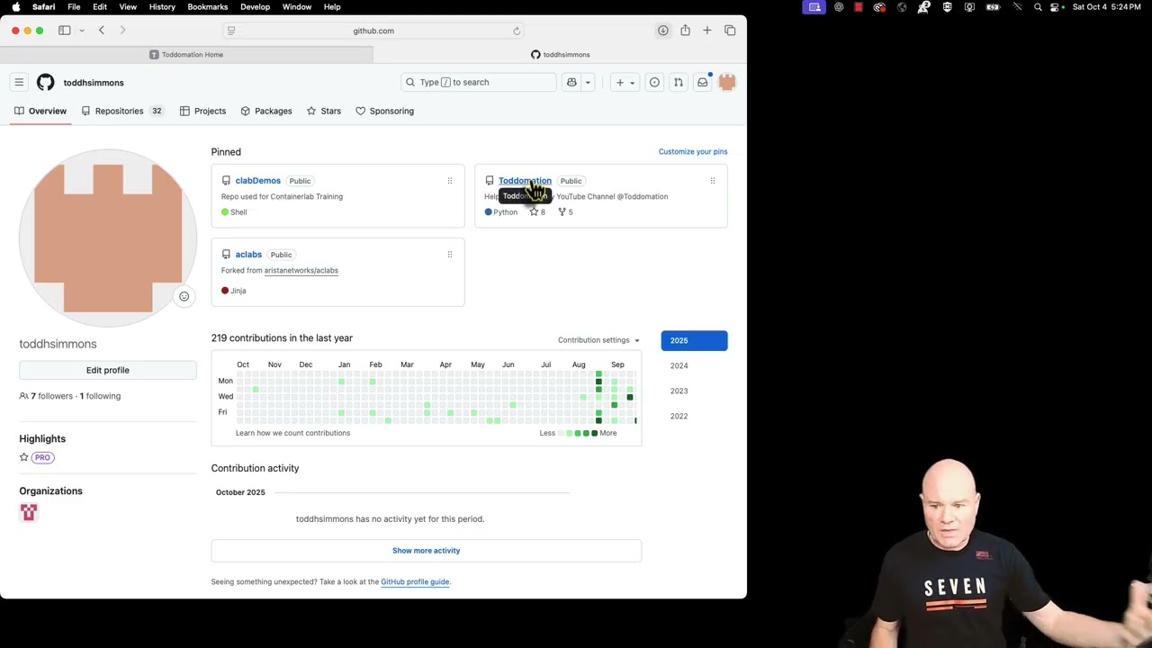 Fork and Clone a GitHub Repo - Arista cEOS Training