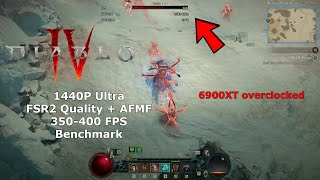 Diablo IV - 6900XT Ultra Settings 1440P - AFMF 350FPS - Diablo 4 PC at ...