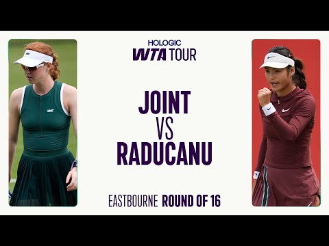 Maya Joint vs Emma Raducanu | Round Of 16 Eastbourne 2025 | WTA Match Highlights