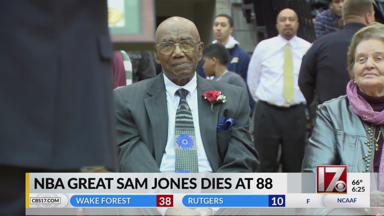 Hall of Famer Sam Jones dies at 88; NC Central star also won 10 NBA titles
