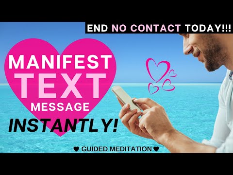 ✨MANIFEST TEXT MESSAGE ✨From Specific Person.. INSTANTLY!