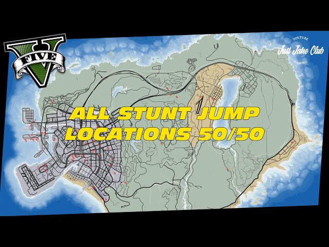 500k bonus on Stunt Jumps this week: All Stunt Jump locations on the ...