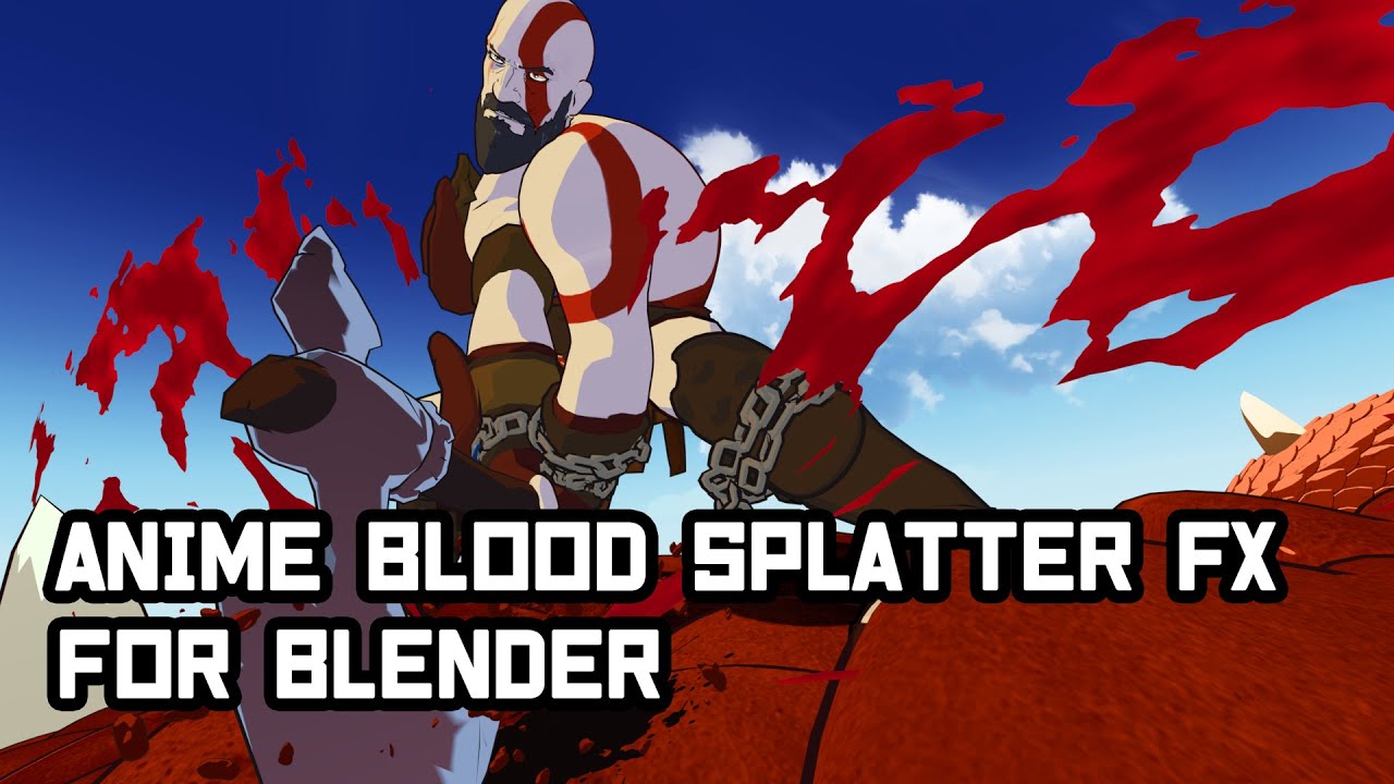 Tutorial: Anime Blood splatter FX in blender