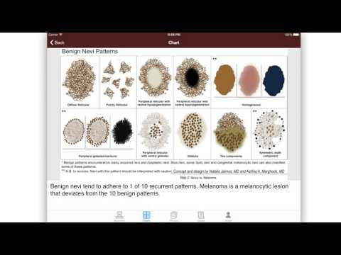 Dermoscopy Two Step Algorithm - iPhone / iPad app demo by Usatine Media