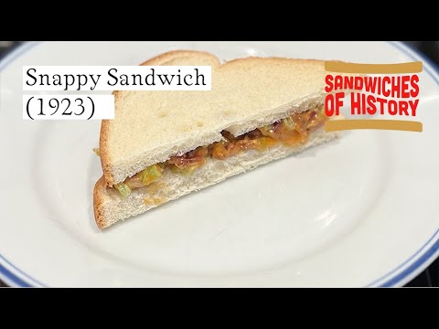 Snappy Sandwich (1923) on Sandwiches of History