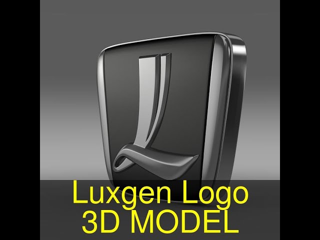 Luxgen Logo 3D Model - FlatPyramid