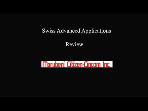 Swiss Advanced Applications Review