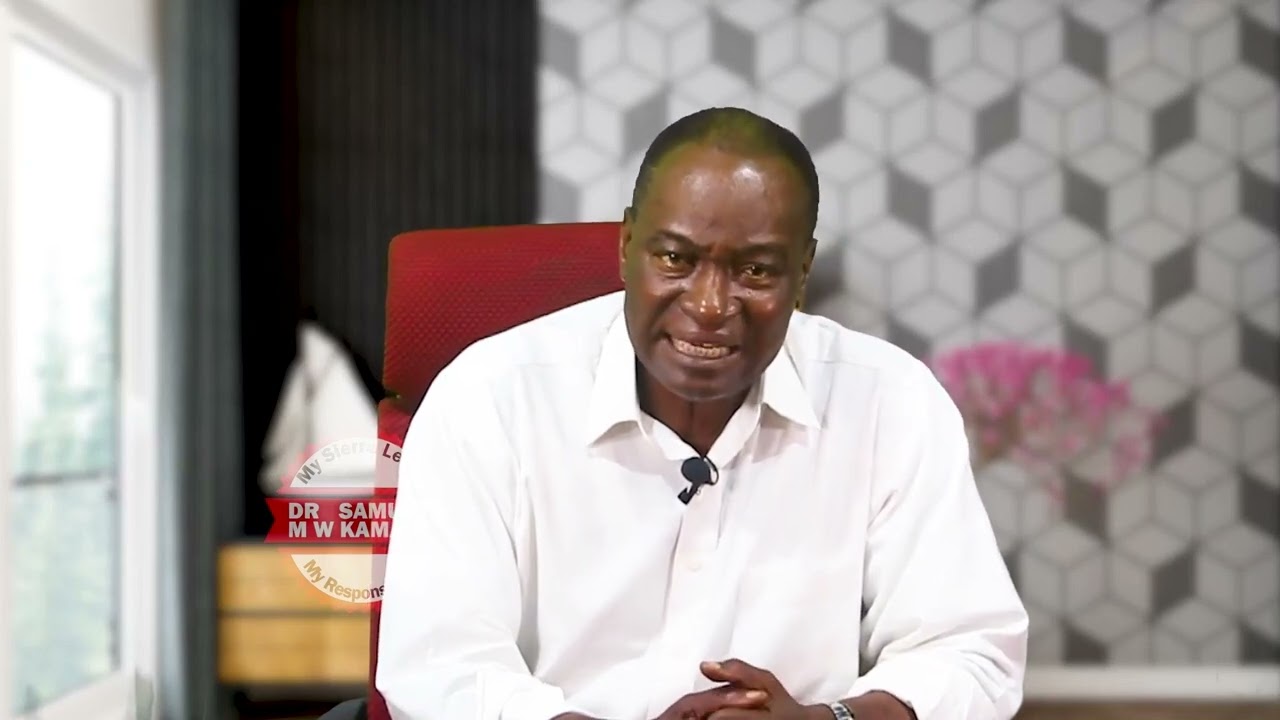 APC Flag Bearer and Presidential Candidate's Message of Appreciation Dr Samura Mathew Wilson Kamara