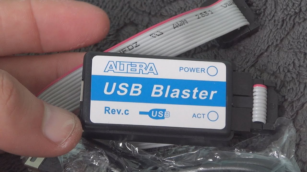 Altera FPGA/CPLD programmer (USB Blaster compatible) Unboxing and Test