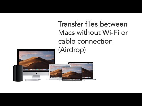 How to Transfer Files between Macs Through Airdrop