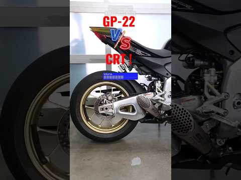 You thought the CRT was loud? 🤯 CRT vs. GP-22 SC Project Exhaust • RSV4 1100