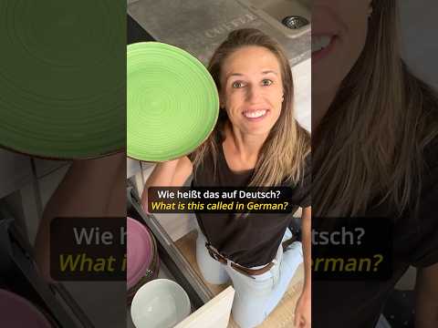Learn these common German words for your kitchen!