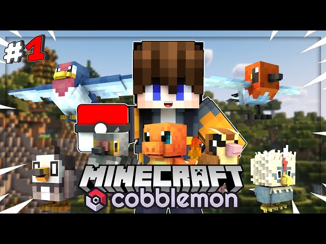 Minecraft Cobblemon : #1 เส้นทางของ มาสเตอร์นก│Cobblemon | วิดีโอครีเอ ...