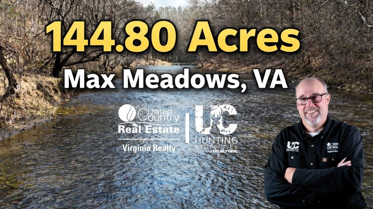 144.80 Acres | Max Meadows, Virginia | Mountain Land with Creek