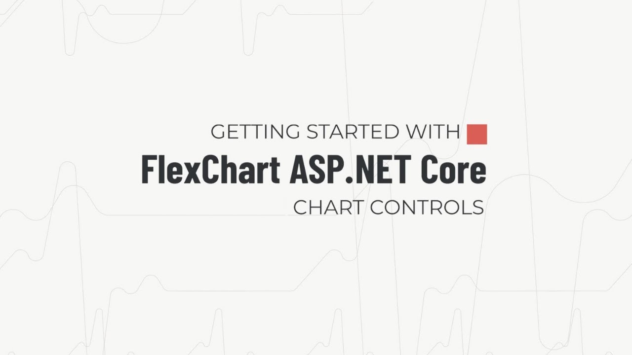 Getting Started with FlexChart ASP.NET Core Chart Controls