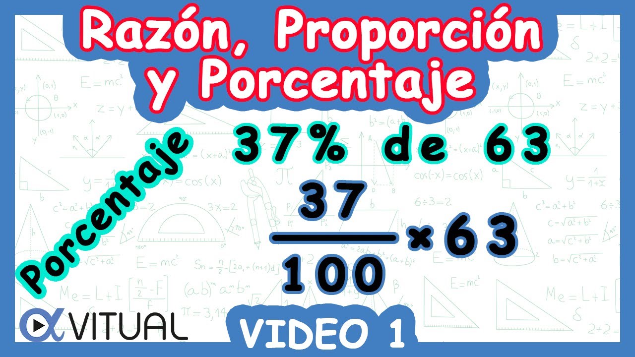 % Ratio, Proportion, and Percentage | Video 1 | ACT Pre-Algebra