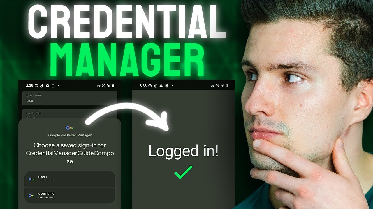 Save User Credentials With the Google Credential Manager - Android Studio Tutorial