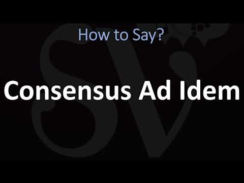 How to Pronounce Consensus Ad Idem? (CORRECTLY)