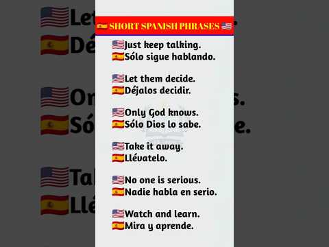 English to Spanish #english #language #learning