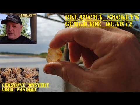 Gold Mining - Oklahoma Smokey Quartz