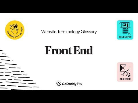 Front end Explained | Web Pro Glossary - Website Builders Vol. 1