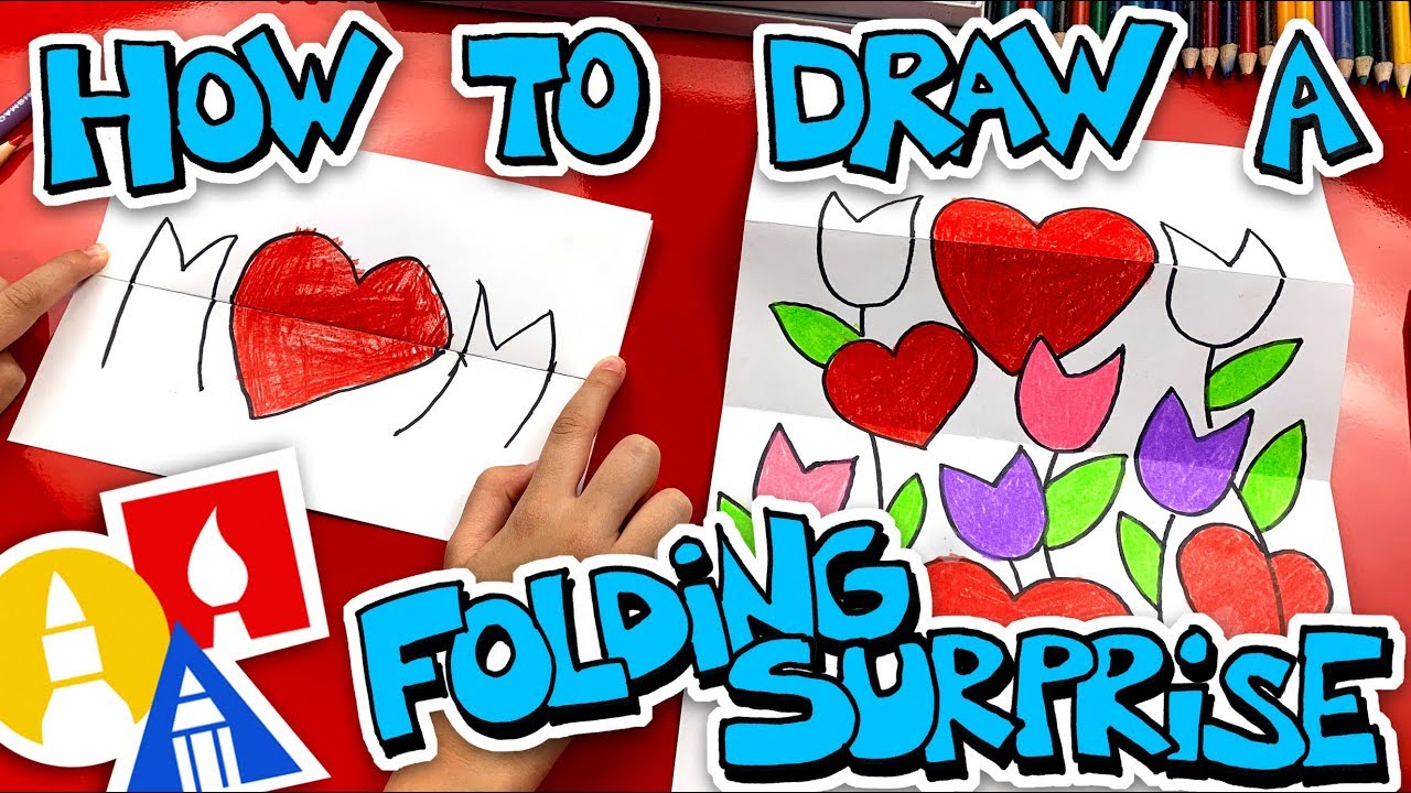 How To Draw A Mother's Day Folding Surprise