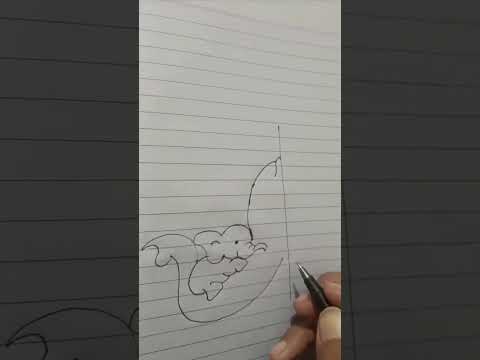 #cute #elephant #cartoon #drawing