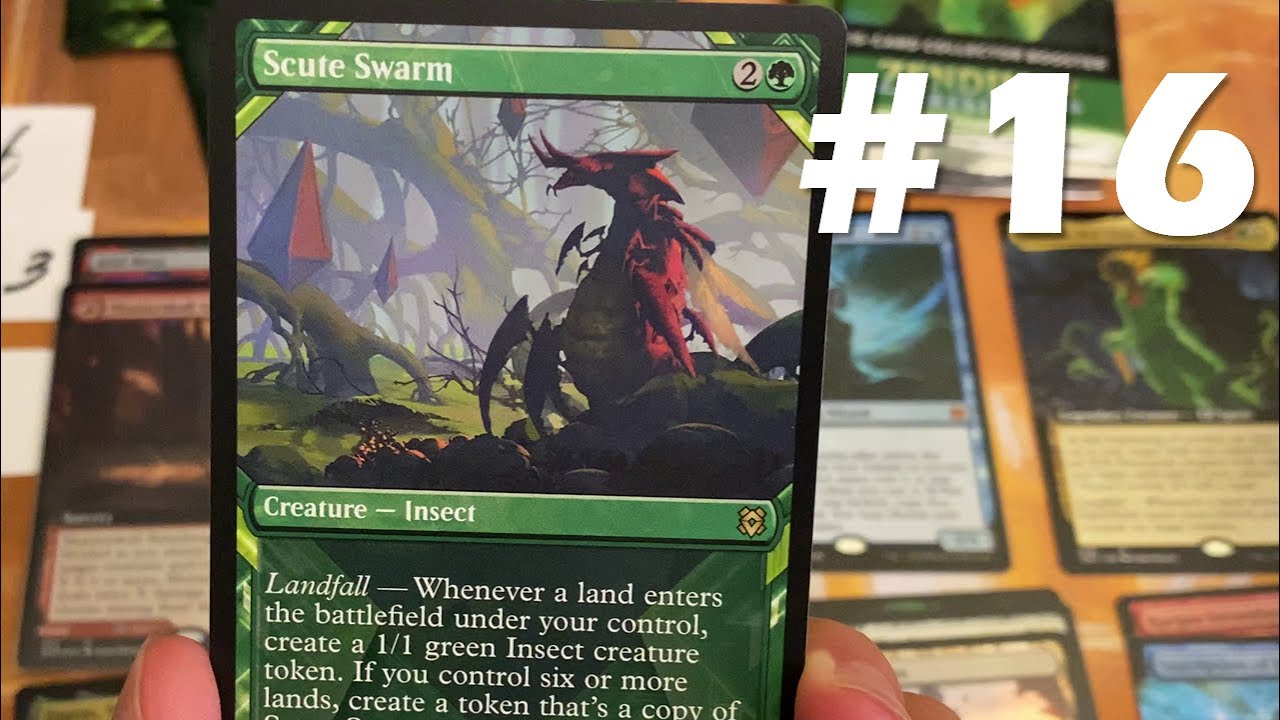 Zendikar Rising Collector Box Opening #16 - You can't have a Scute Swarm without having a Cute Swarm